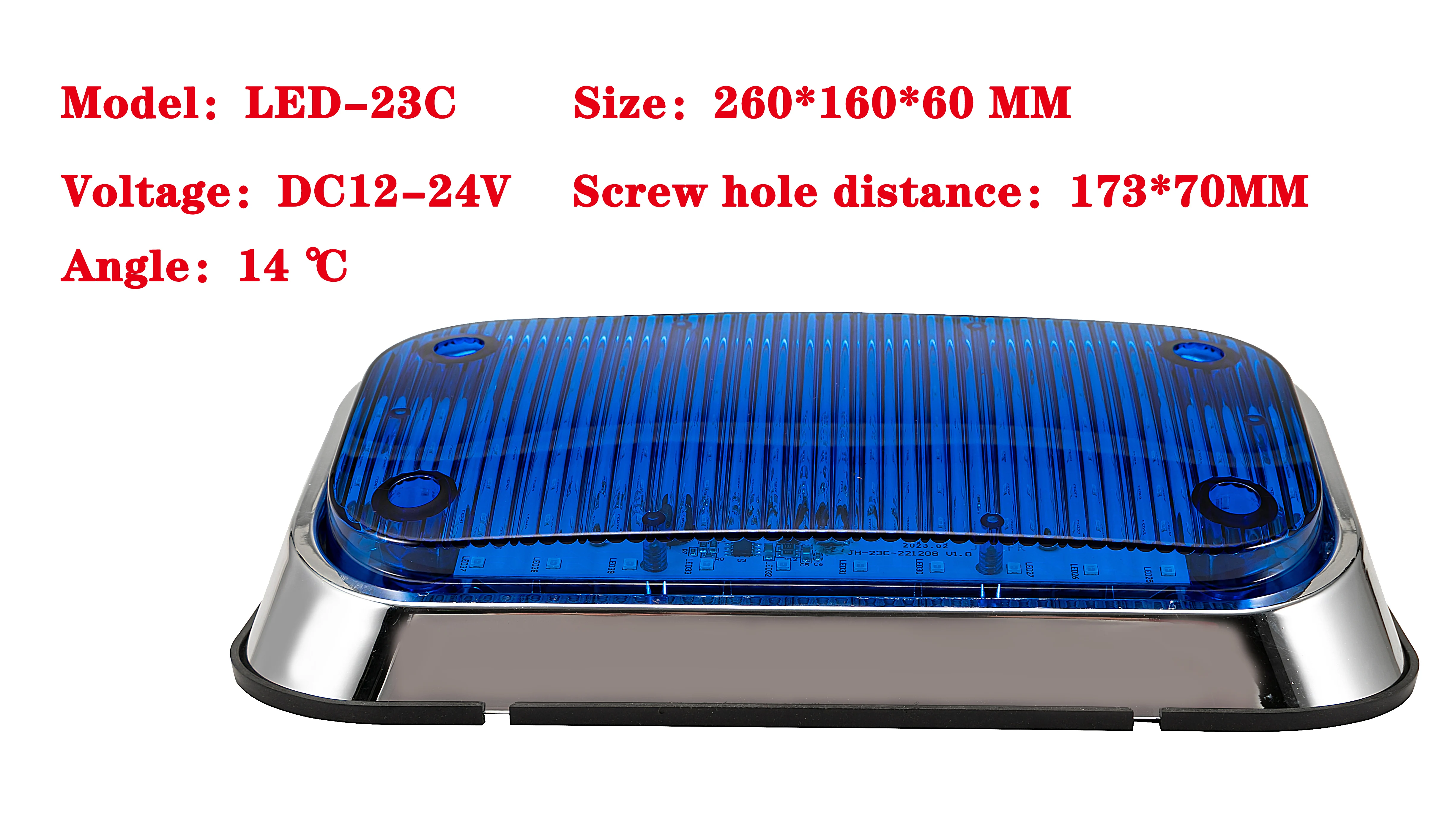 Square Warning Flashing Lights - Ambulance Strobe Markers