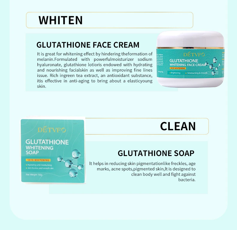 Double-glutathione Whitening Body Lotion Face Cream Moisturizing Serum ...