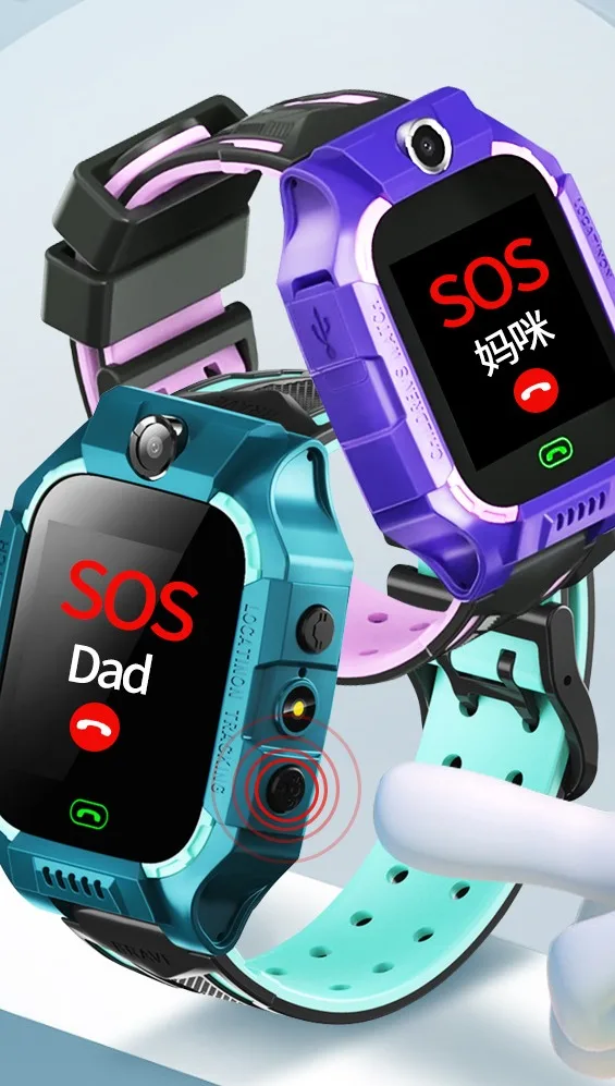 Children Waterproof Touch Screen Sos Lbs Tracker Smartwatch New Phone ...