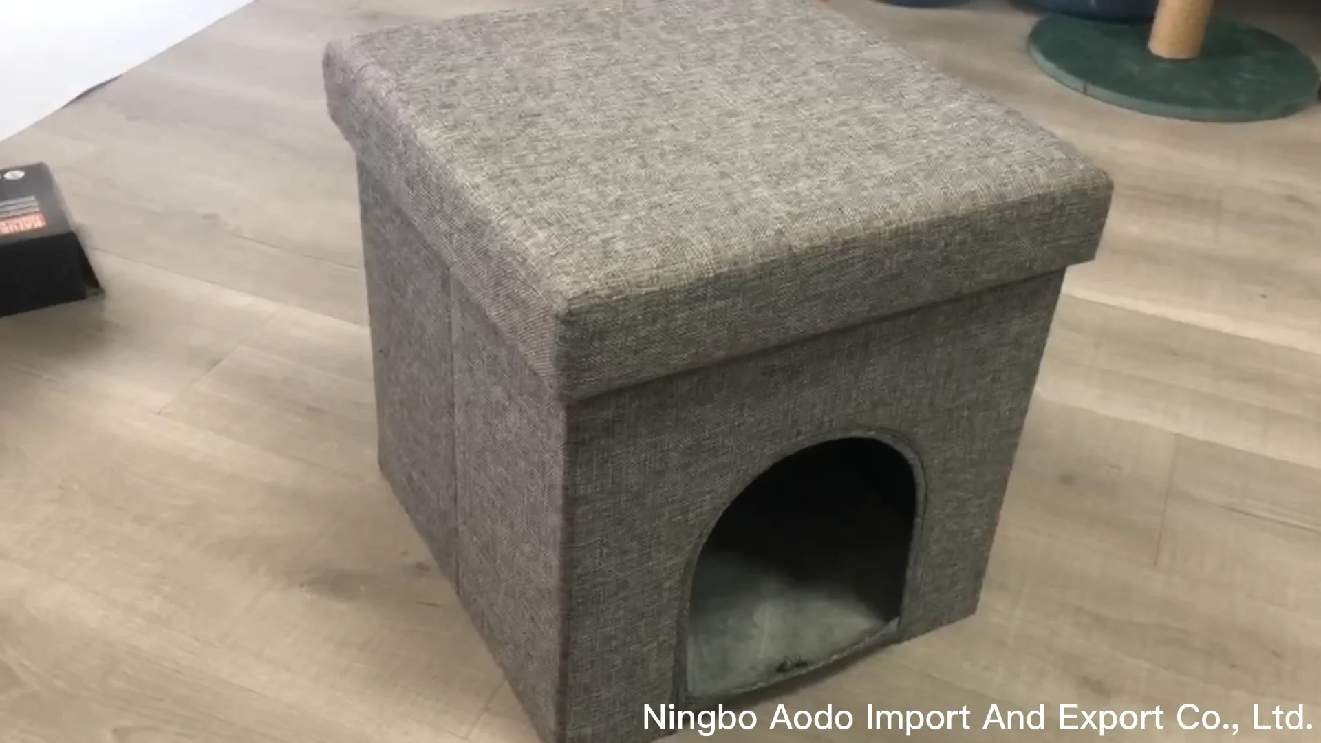 Collapsible Multipurpose Cat Bed Cube Pet Cube Condo Stool Sturdy ...