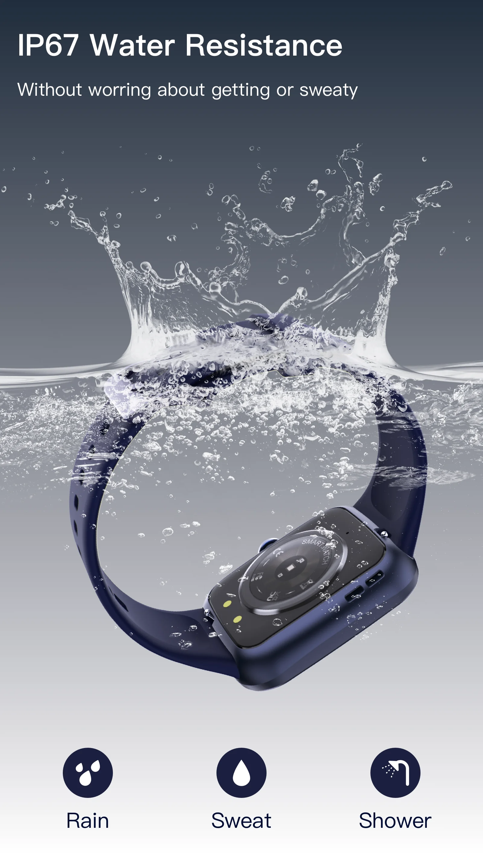 2024 Best Fitness Tracker Heart Rate Monitor Waterproof IP67 BT Calling ...