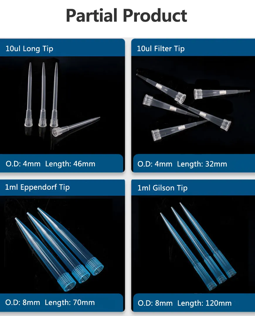 Laboratory Pipette Tips 1000ul Wholesale Medical Consumable Plastic ...