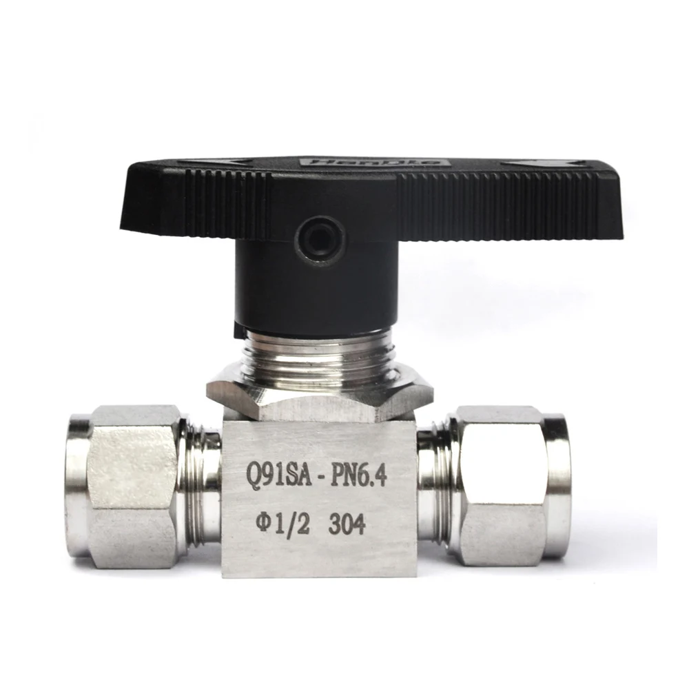 CONDIBE stainless steel hamlet instrument ball valve ,double ferrule ...