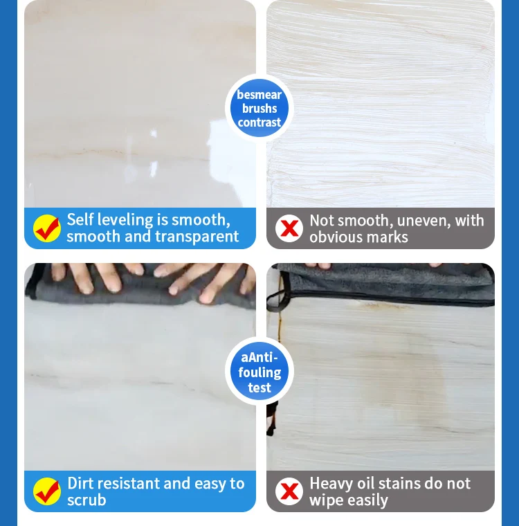 Transparent Waterproof Adhesive Tile Floor In Bathroom No Leakage ...