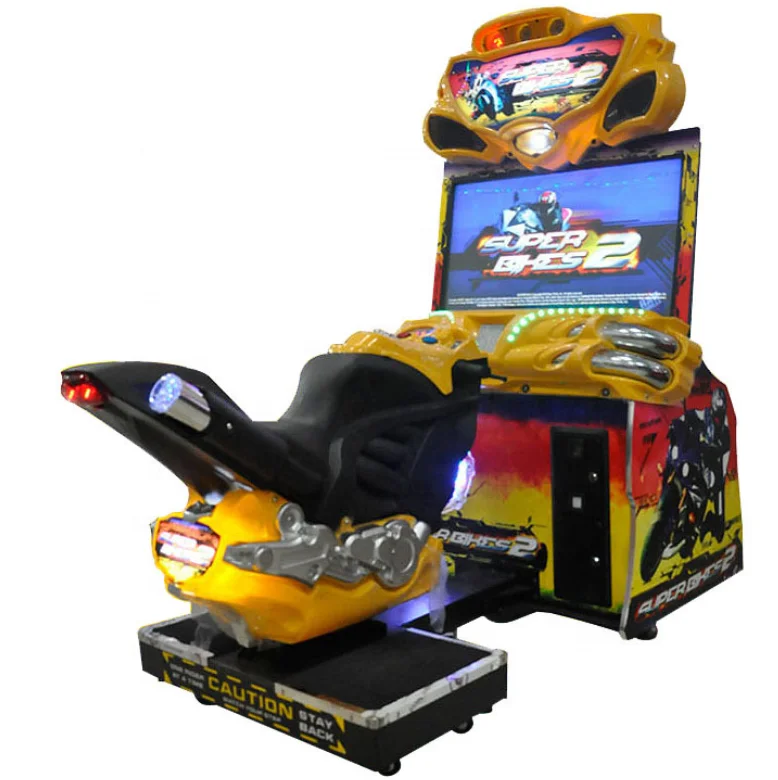 Cheap Price Coin Operated Arcade Car Race Games Machine Ff Moto Super ...
