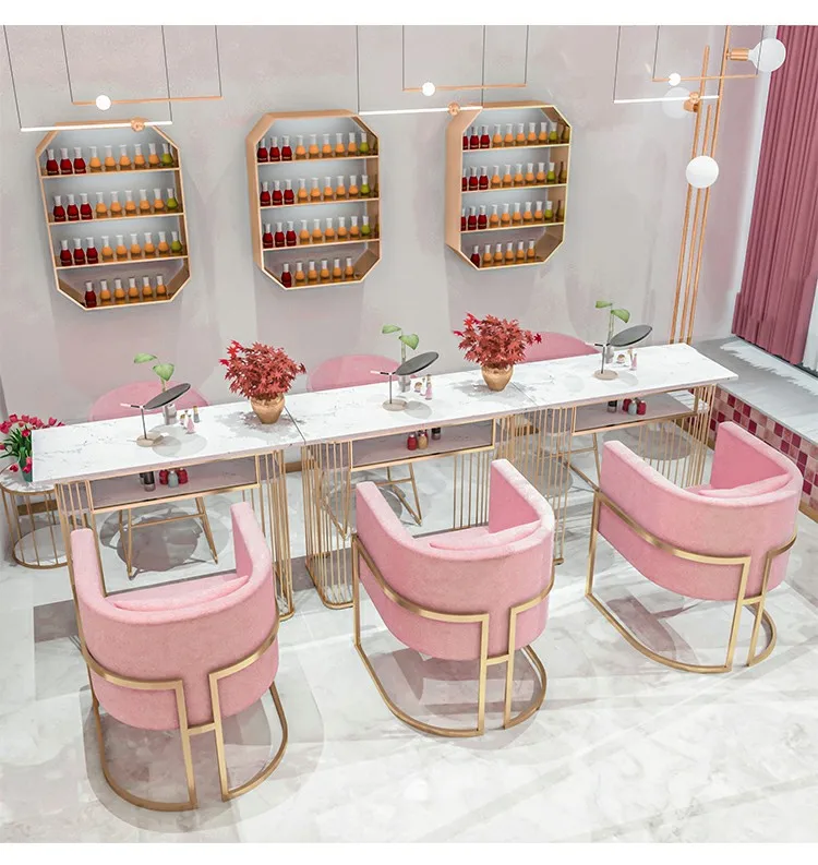 Professional Modern Popular White Nails Table Salon Furniture Manicure ...