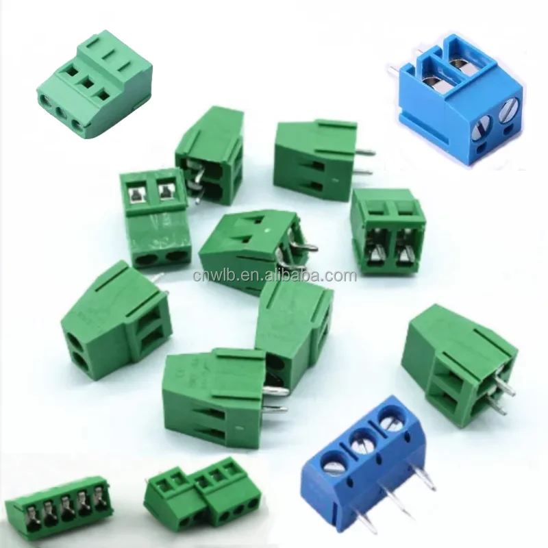 1x4p Screw Terminal Block Connector 30a 300v Straight Plugin,P=9.52mm ...
