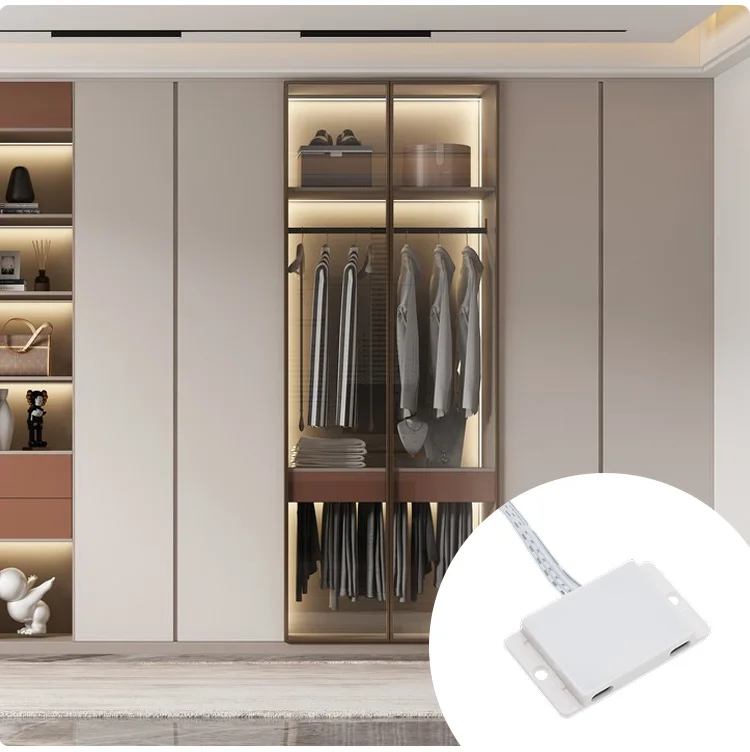 12V 24V Automatic Sliding Door Sensor Switch LED Sensor Control Cabinet ...