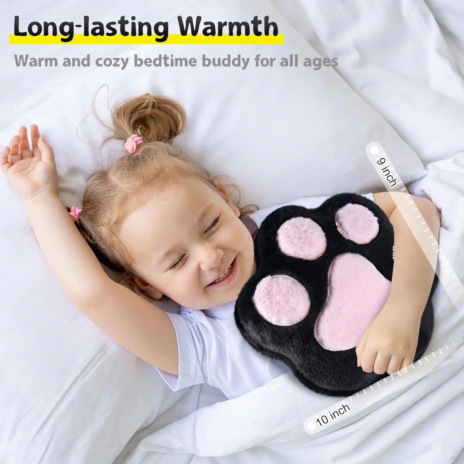 Microwavable Unscented Heating Pad Cute Soft Cozy Pillow Plush Heatable ...
