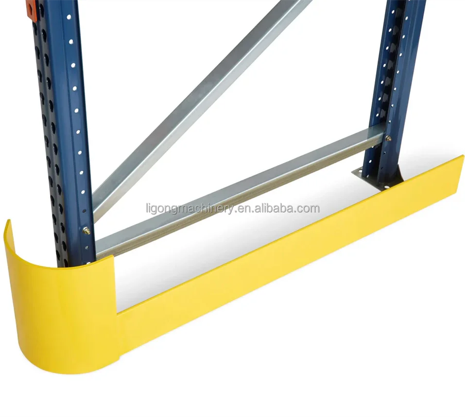 Best Quality End of Aisle Rack Protectors Steel Pallet Rack Frame Guard ...