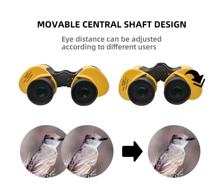 Binock 7x50 10x50 Fixed Focus Binocular Long Range Porro Prism ...