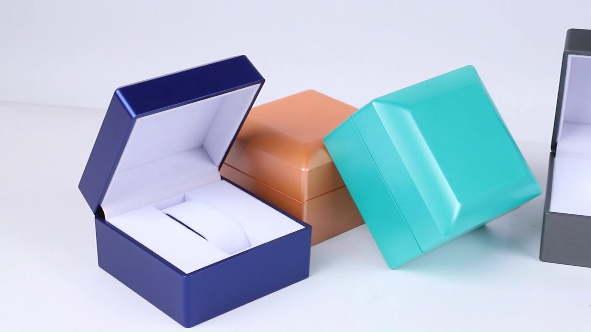 Custom Logo Luxury Color Packaging Watch Box Square Watch Gift Box ...