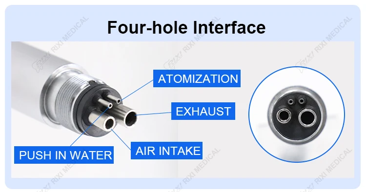Dental High Speed Handpiece with LED - RIXI RX-PM4(S8)