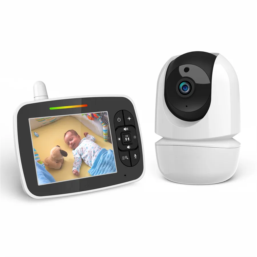 3.5 Inch Wireless Video Color Baby Monitor Night Light Portable Baby ...