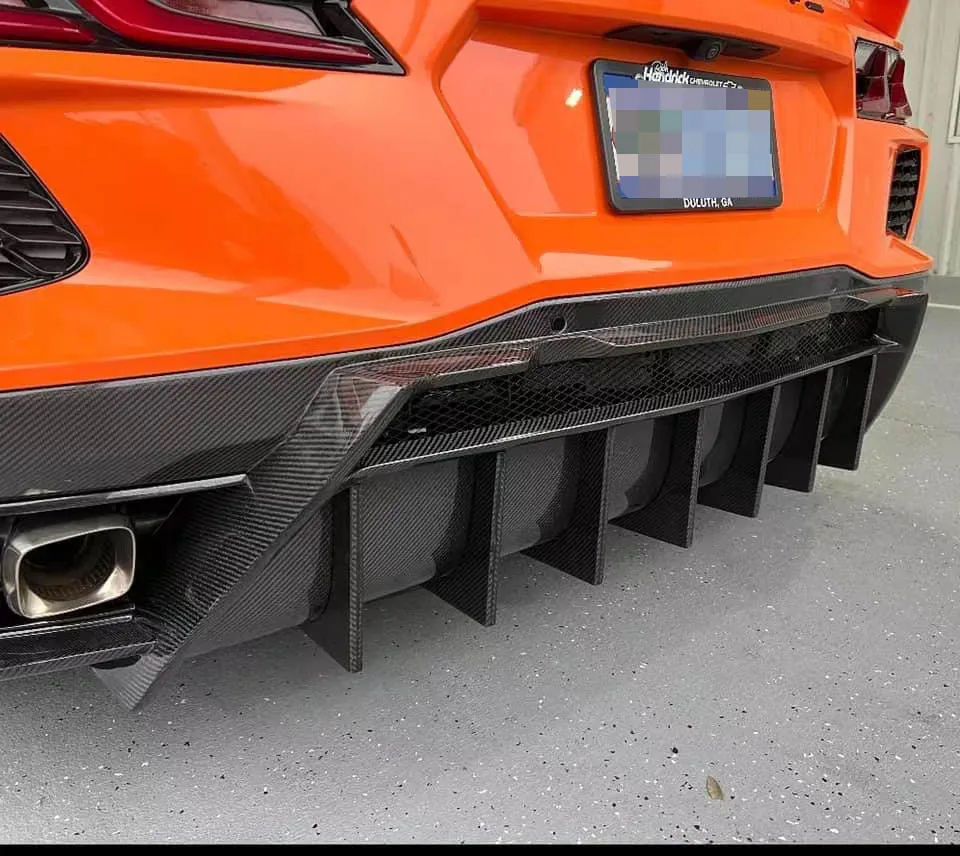 Carbon Fiber Rear Diffuser for Chevrolet Corvette C8 2019