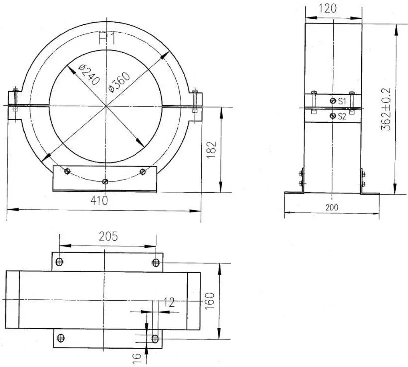 11kv 12kv Zero Sequence Current Transformer - ZCT CT