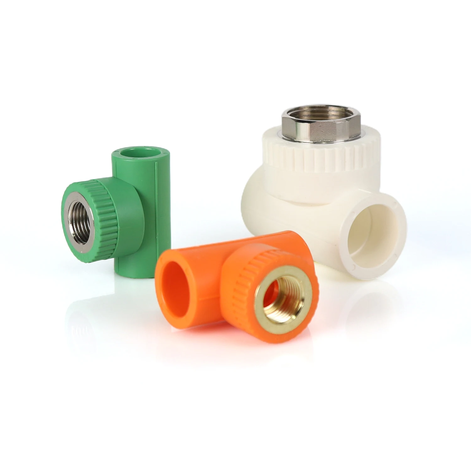 E016 Germany Ppr Pipe Fitting Female Thread Tee Socket Weld Reducing ...