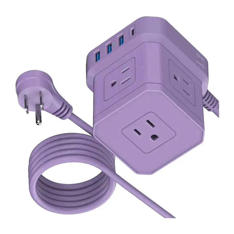 Oswell Outdoor Smart 15a Us Standard Type-c Tower Socket Extension Lead ...