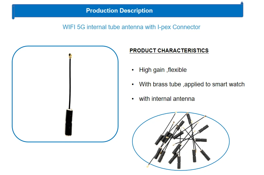 Wire Wifi 5g Antenna Rg178 Cable Ipex Connector 5g Internal Antenna ...