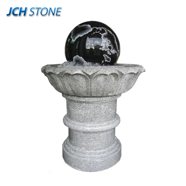 Spinning Marble Onyx Stone Water Ball Fountain - 2 Years Warranty