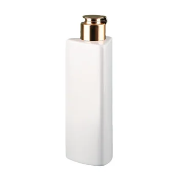 White Clear Triangle Shape Lotion Pump Bottles Cleanser Bottles With ...