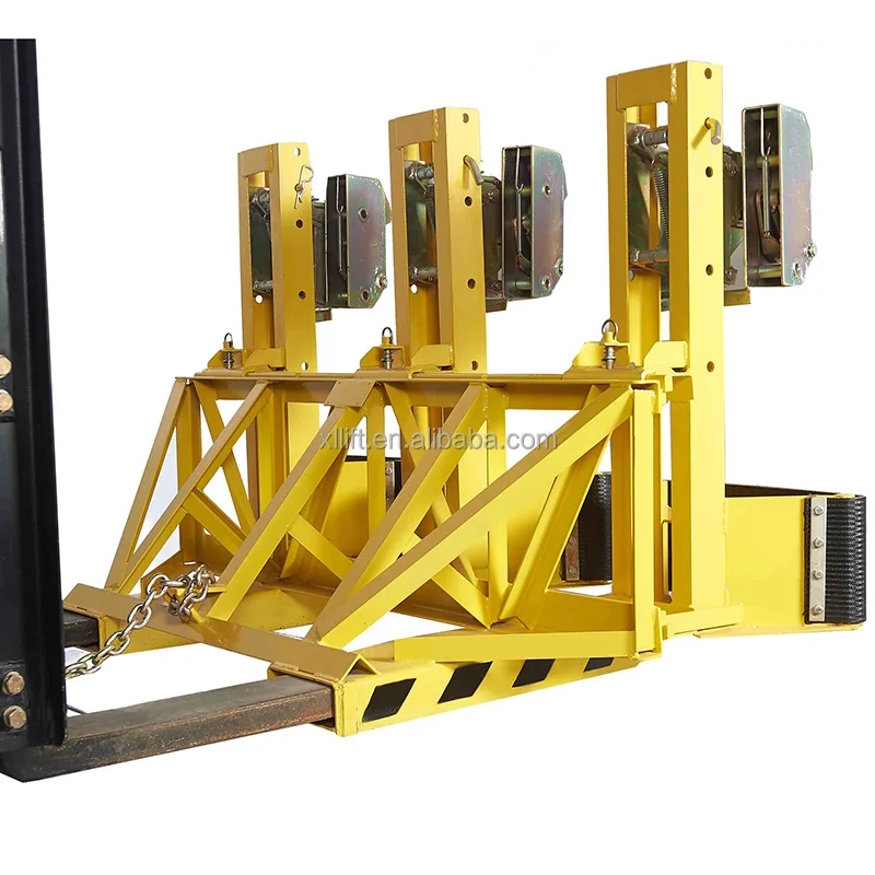 3-drums Hydraulic Mechanical Drum Clamp Manual Forklift Drum Lifter - Buy Forklift Attachment ...