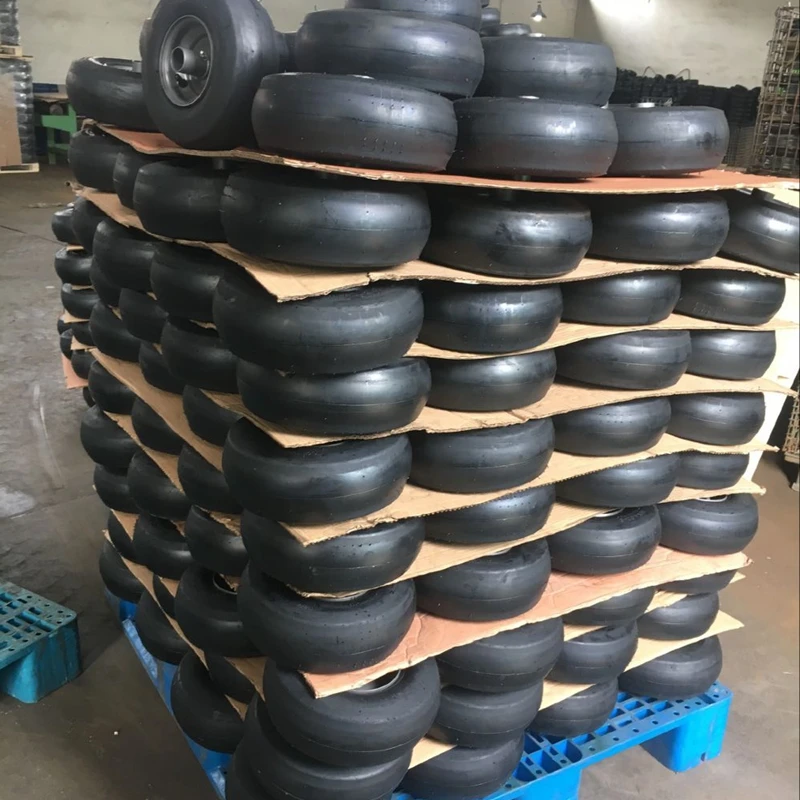 11x400-5 Puncture Proof Wheels - Buy Slick Tubeless Rubber Wheel 11x4 ...