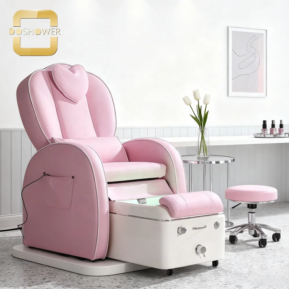 Sofa-style Electric Foot Spa Chair with Massage Seat and Overflow ...