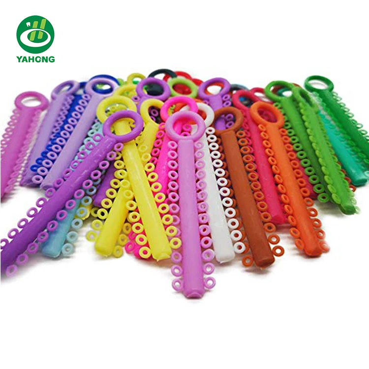 Dental Orthodontic Super Elastic Ligature Ties Multi-color Rubber Band ...