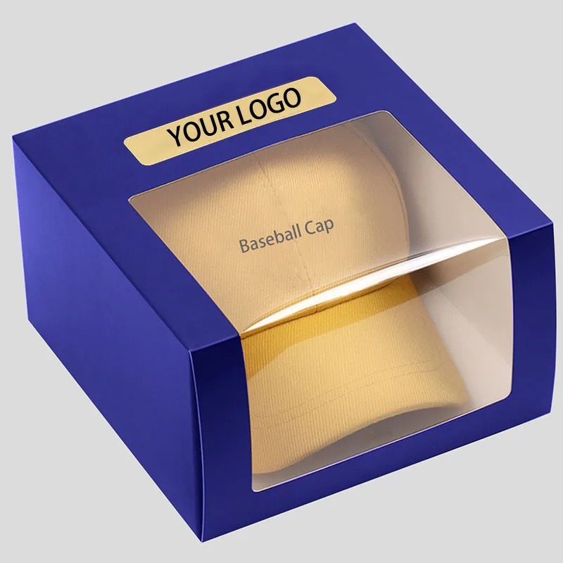 Wholesale Custom Logo Gift Toy Hat Packaging Paper Box Baseball Cap Box ...