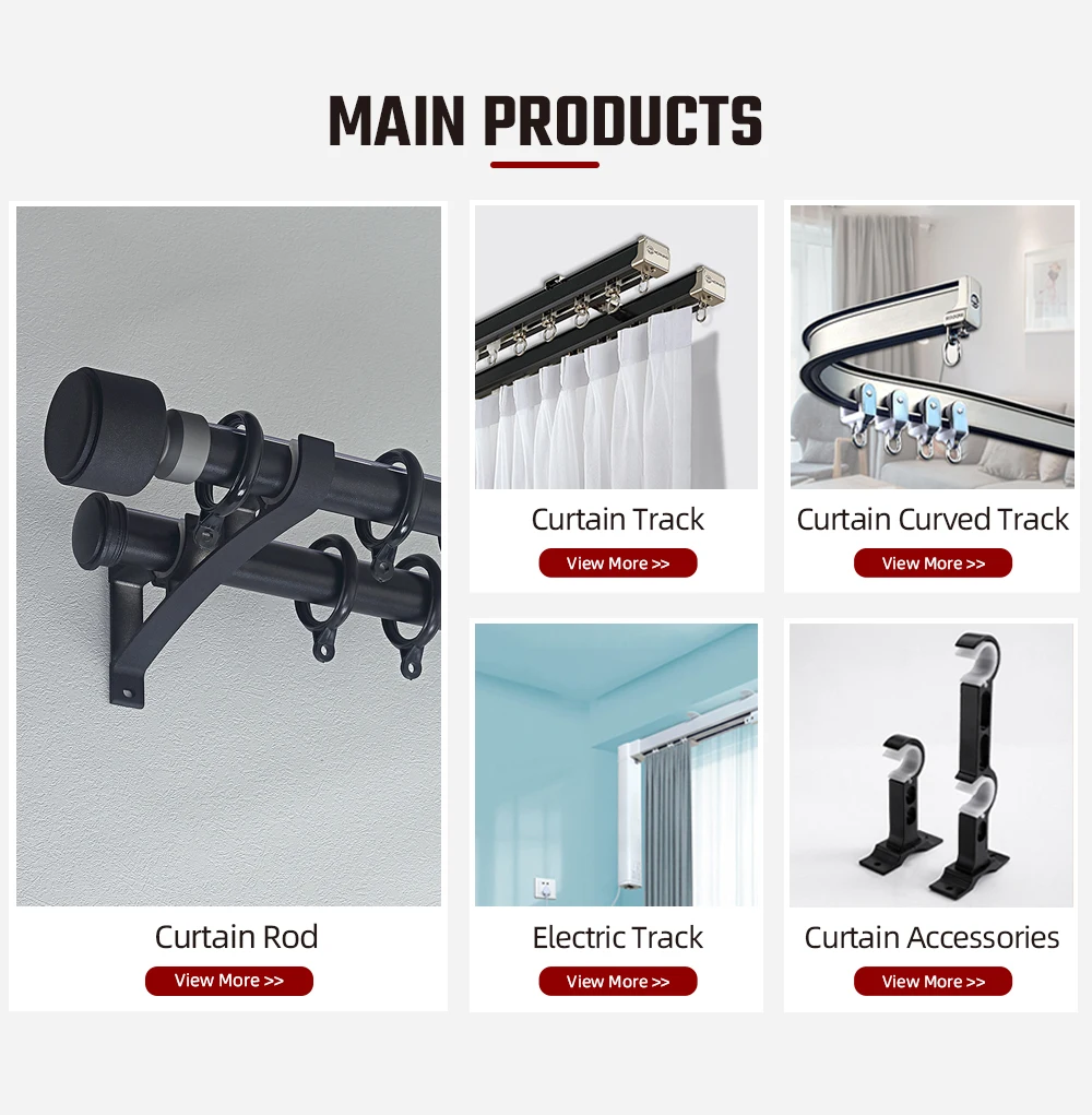 Curtain Rail Modern Direct Punching Curtain Poles Tracks Hospital ...