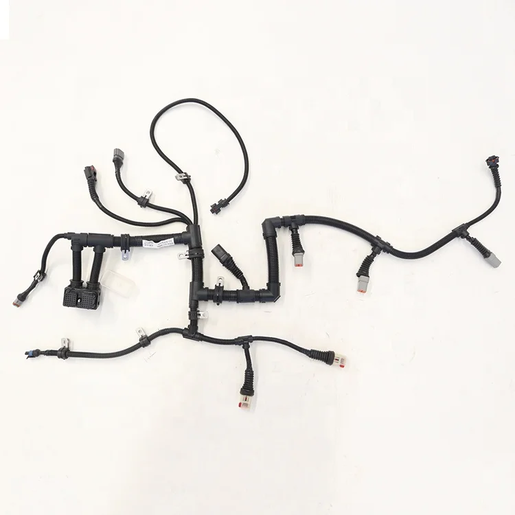 Longrui Komatsu Pc200-8 Excavator 6aa6d107e Engine Wiring Harness 6754 ...