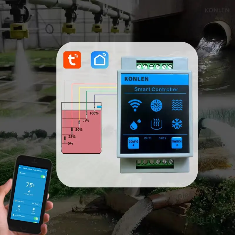 Tuya Water Level Sensor - Smart Home Flood Protection