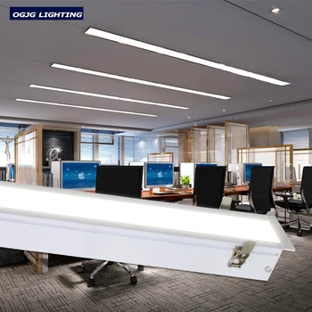 Office Lights Ceiling Lighting 20w 40w 60w Led Recessed Linear Light ...
