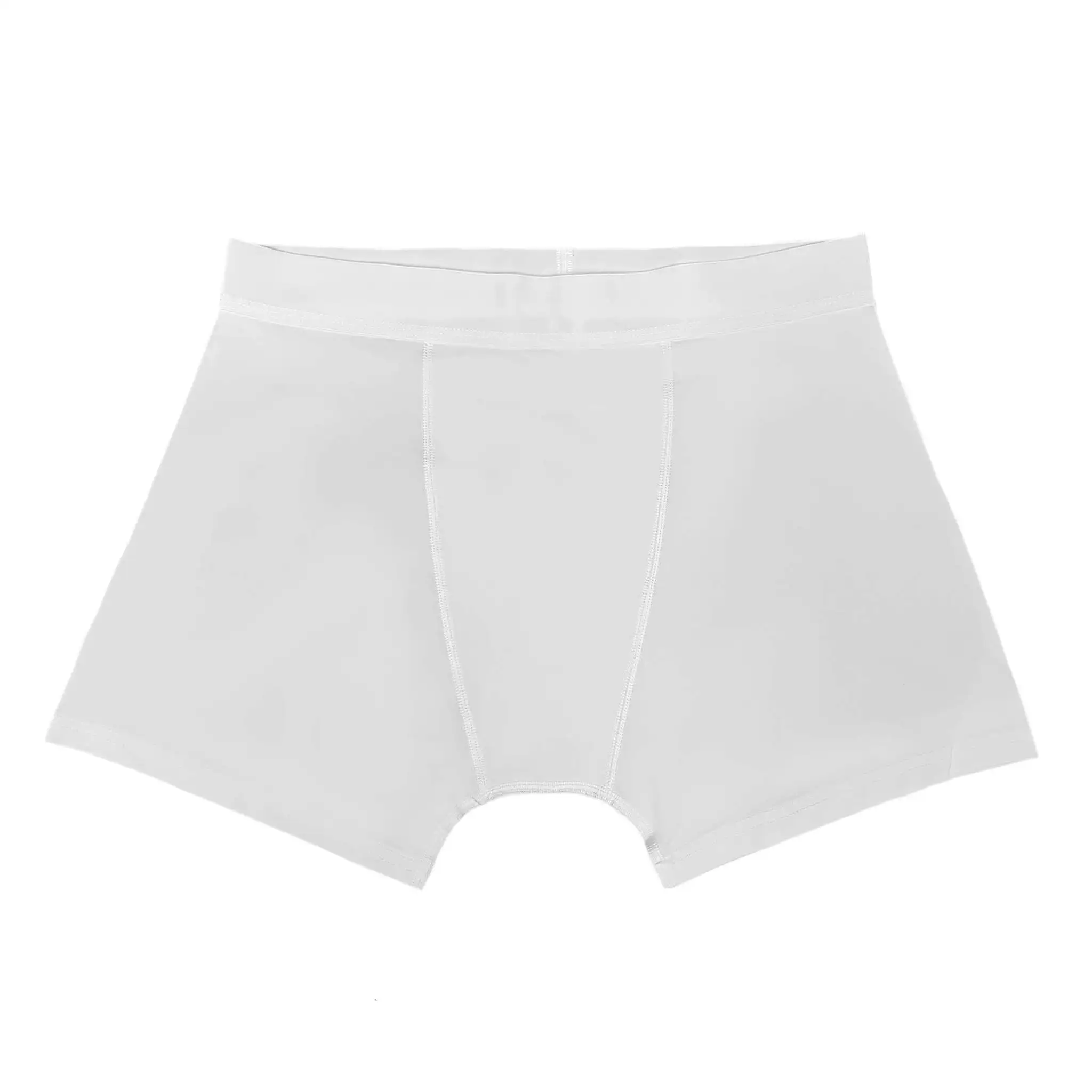 Wholesale White Sublimation Polyester Boxer Briefs for Men