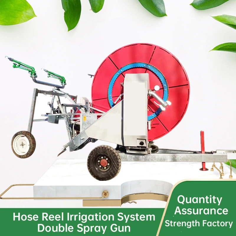 Foldable Truss Boom Hose Reel Irrigation Machine with Gearbox Motor ...