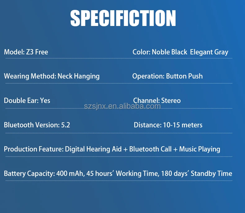 16 Channel Digital Hearing Aids Earbuds Hearing Aid Around Neck Older ...