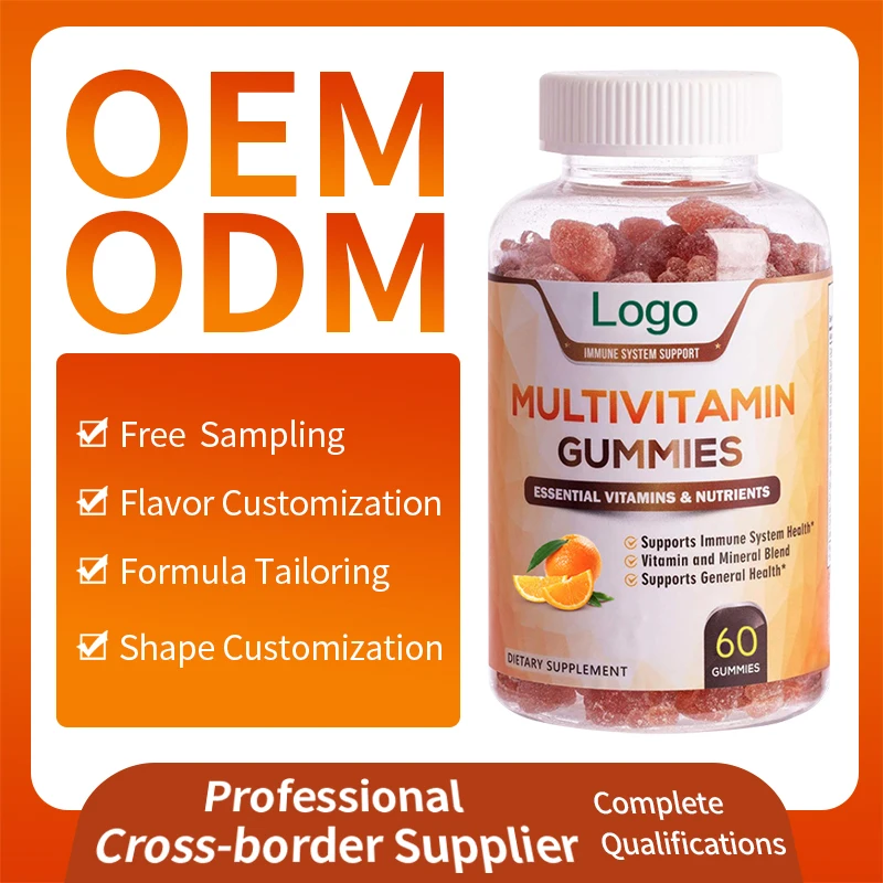 OEM Private Label Multivitamin Gummies Vitamin C Vitamin E B12 Immune ...