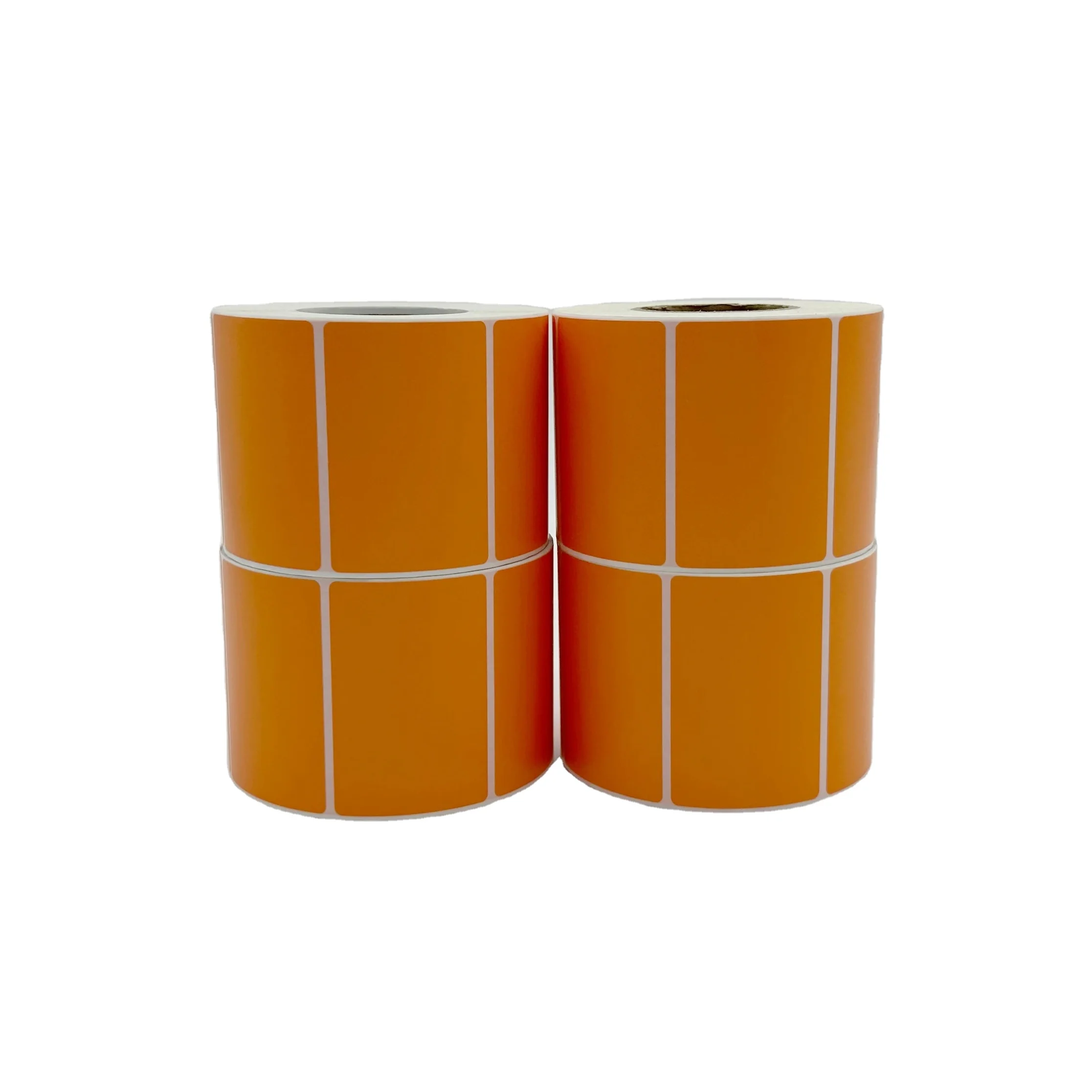 Thermal Sticker Paper 60mm*40mm Orange Custom Color Wholesale Mailing ...