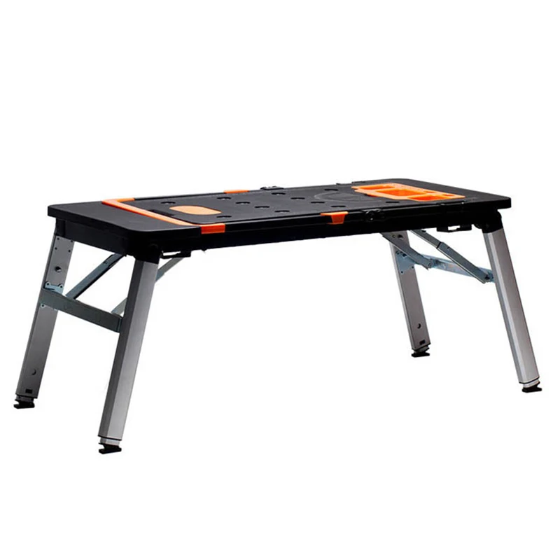 Multi-purpose Industrial garage portable Folding Wood work bench table ...