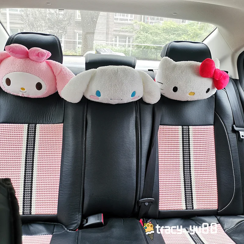 Hot Cute Sanrio Kuromi My Melody Car Seat Pillow Plushies Cute Sanrio ...