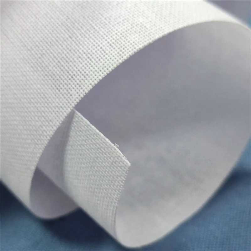 100% Cotton Fusible Lining Iron On Shirt Collar Lining Vinyl Woven ...