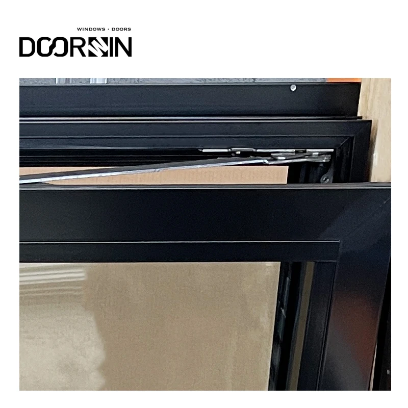 Modern Narrow Frame Commercial Customized Sizes Design Black Window ...