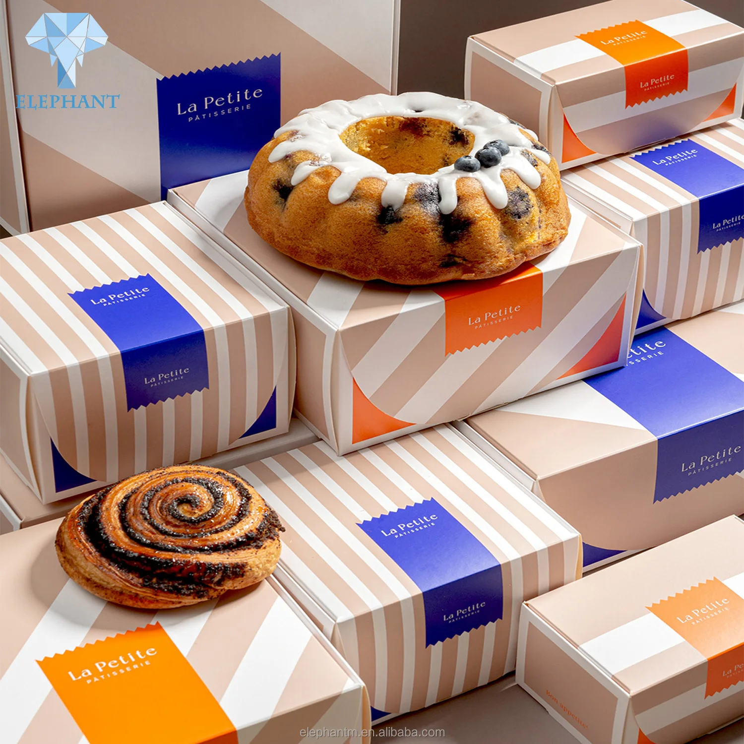 Wholesale Custom Take Away Food Grade Foldable Card Box Bread Hamburger ...