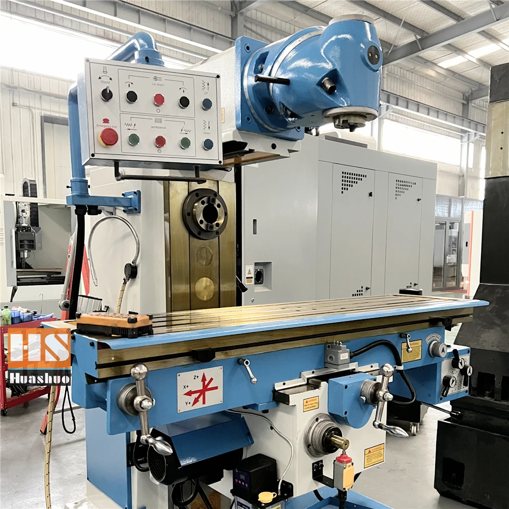 X6436 High Speed Taiwan Turret Milling Machine Universal Knee Type ...