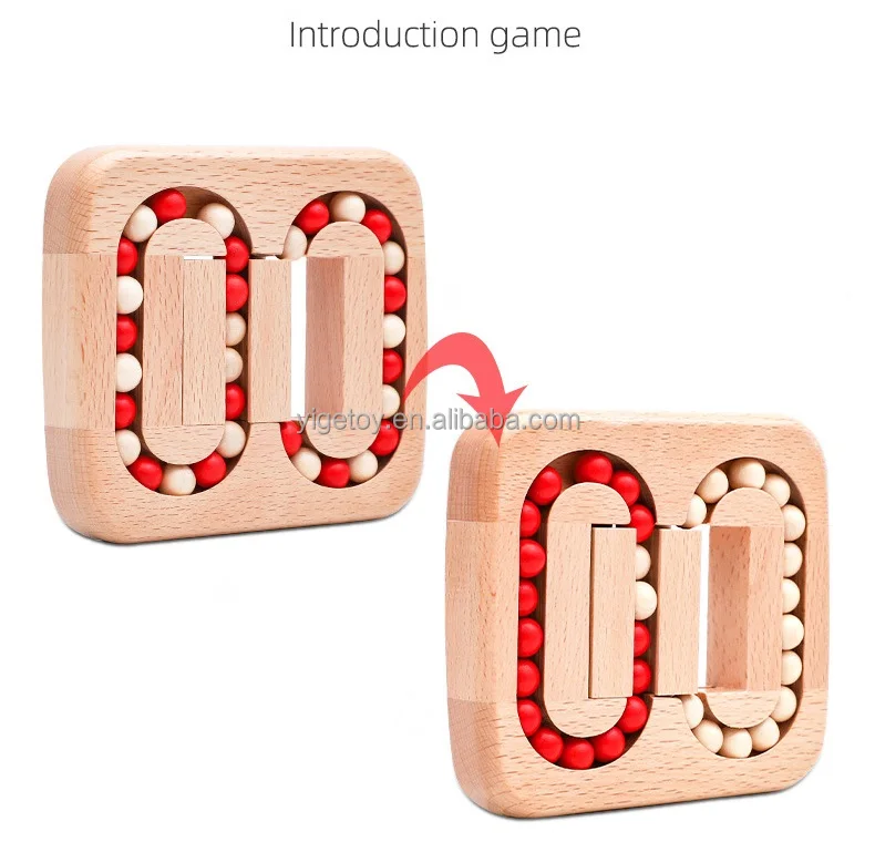 Rotating Magic Bean - Educational Wooden Toy for Kids