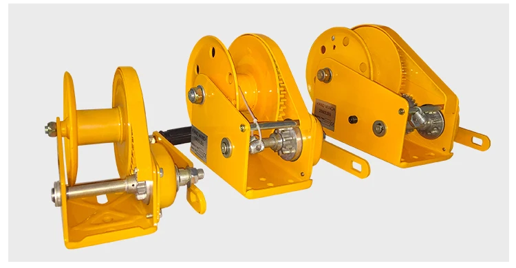 Manual Hand Winch Hoist 1200lbs 2600lbs Small Winch Mini Hand Hoist ...