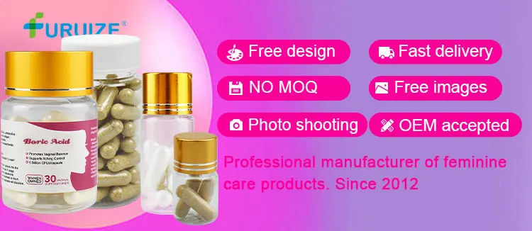 Vaginal Suppositories Yoni Tightening & Detox Boric Acid Capsules Yoni ...