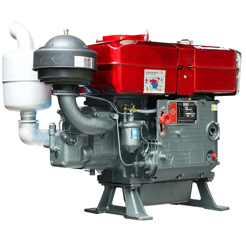 22 Hp,24 Hp Hand-operated Single-cylinder Water-cooled Agricultural ...