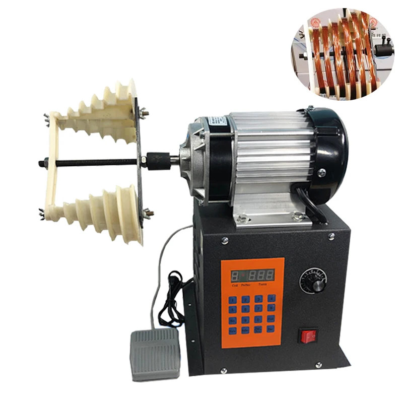 Manual Coil Winding Machine Electric Motor Toroidal Coil Winding ...